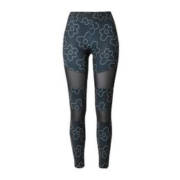 Urban Classics Leggings Damen Gr&ouml;&szlig;e 4XL blau / wei&szlig;
