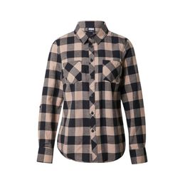 Urban Classics Bluse Damen Gr&ouml;&szlig;e XS dunkelbeige / dunkelgrau / schwarz