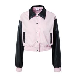 About You X Emili Sindlev Jacke 'Manja' Damen Gr&ouml;&szlig;e L pink / schwarz