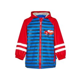 Playshoes Regenjacke Jungen Gr&ouml;&szlig;e 104 blau / navy / rot / wei&szlig;