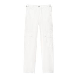 Pull&Bear Pull&bear Hose Damen Gr&ouml;&szlig;e 42 wei&szlig;