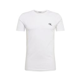 Calvin Klein Jeans T-Shirt 'Essential' Herren Gr&ouml;&szlig;e XL schwarz / wei&szlig;