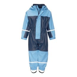 Playshoes Overall Jungen Gr&ouml;&szlig;e 74 marine / hellblau / silber