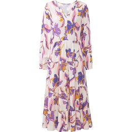Lascana Kleid Damen Gr&ouml;&szlig;e 34 mischfarben / wei&szlig; Sommerkleid