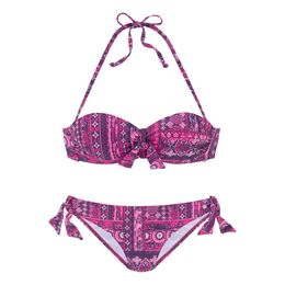 s.Oliver Bikini Damen Gr&ouml;&szlig;e XS navy / pink / wei&szlig;
