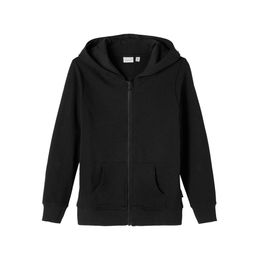 name it Sweatjacke Jungen Gr&ouml;&szlig;e 122 schwarz