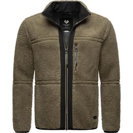 Ragwear Funktionsfleecejacke 'Noory' Herren Gr&ouml;&szlig;e XL braun / schwarz