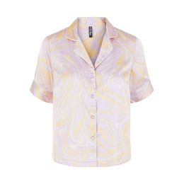 Pieces Bluse Damen Gr&ouml;&szlig;e M safran / rosa / wei&szlig;