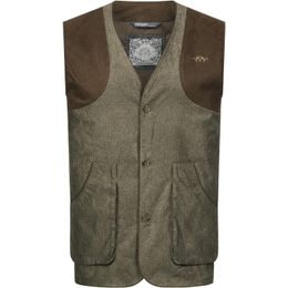 Blaser Outfits Weste Vintage Wing Oliv Melange (Gr&ouml;&szlig;e: XL)