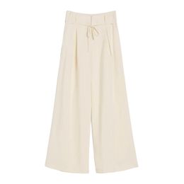 Bershka Bundfaltenhose Damen Gr&ouml;&szlig;e 38 ecru