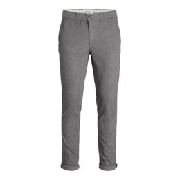 Jack & Jones JACK & JONES Chino Pants 'JPSTMarco JJFury' male size 28 mottled grey