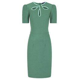 HotSquash Kleid Damen Gr&ouml;&szlig;e 46 jade / wei&szlig; Winterkleid