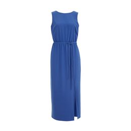 WE Fashion Kleid Damen Gr&ouml;&szlig;e 42 blau Winterkleid