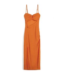 Bershka Kleid Damen Gr&ouml;&szlig;e 38 orange Winterkleid