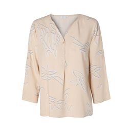 TATUUM Blouse 'Isola 1' female size M Light beige / Grey / Off white