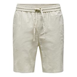 Only & Sons Only & Sons Shorts 'Linus' Herren Gr&ouml;&szlig;e 40 elfenbein