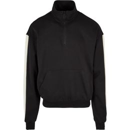 Urban Classics Sweatshirt Herren Gr&ouml;&szlig;e M schwarz / wei&szlig;