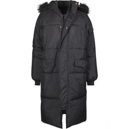 Urban Classics Winter Coat female size 4XL Black