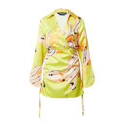 SOMETHINGNEW Kleid Damen Gr&ouml;&szlig;e 34 gelb / mischfarben Sommerkleid