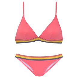 Vivance By Lascana Triangel-Bikini Damen Gr&ouml;&szlig;e XS mischfarben / hummer
