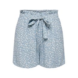 Only Shorts 'ONLRomina' Damen Gr&ouml;&szlig;e 40 rauchblau / wei&szlig;
