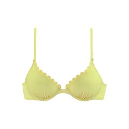 Lascana Bikinitop Damen Gr&ouml;&szlig;e 80 hellgelb