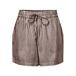 Pieces Shorts 'LORNA' Damen Gr&ouml;&szlig;e 38 schoko / wei&szlig;