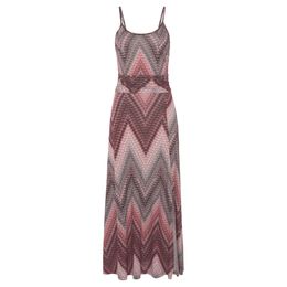 Lascana Kleid Damen Gr&ouml;&szlig;e 44 braun Sommerkleid