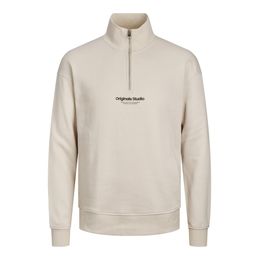 Jack & Jones Jack & Jones Sweatshirt 'Vesterbro' Herren Gr&ouml;&szlig;e L beige / schwarz