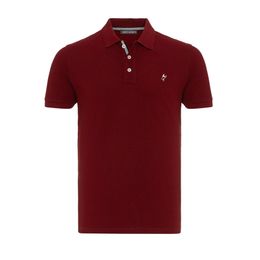Jacey Quinn Shirt Herren Gr&ouml;&szlig;e L merlot / wei&szlig;