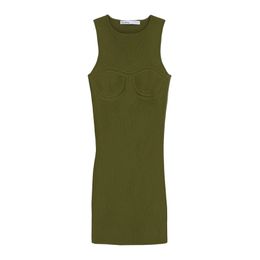 Bershka Kleid Damen Gr&ouml;&szlig;e XS khaki