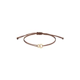 Elli Armband 'Geo' Damen Gr&ouml;&szlig;e 16 braun / gold