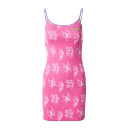 Obey Kleid 'MARGO' Damen Gr&ouml;&szlig;e 36 gelb / flieder / pink / wei&szlig; Winterkleid