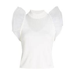 K by KARL LAGERFELD Karl Lagerfeld Bluse Damen Gr&ouml;&szlig;e XS wei&szlig;