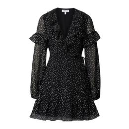 EDITED Kleid 'Lulu' Damen Gr&ouml;&szlig;e 36 schwarz / wei&szlig; Winterkleid