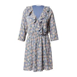 ABOUT YOU Kleid 'Joy' Damen Gr&ouml;&szlig;e 44 hellblau / gr&uuml;n / apricot / wei&szlig; Sommerkleid