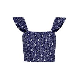 V&eacute;ro Moda Vero Moda Bluse 'SONEY' Damen Gr&ouml;&szlig;e M navy / wei&szlig;