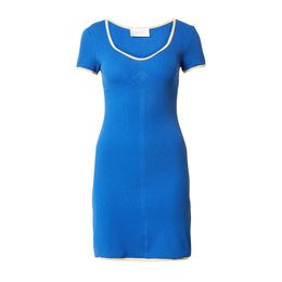 Hosbjerg Kleid 'Kayla' Damen Gr&ouml;&szlig;e 34 elfenbein / royalblau Winterkleid