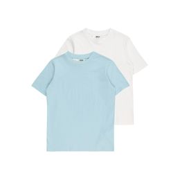 Urban Classics T-Shirt Jungen Gr&ouml;&szlig;e 134/140 pastellblau / offwhite
