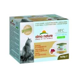 Almo Nature HFC Natural Light Meal 4x50 g Thunfisch und Garnelen