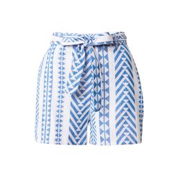 ABOUT YOU Shorts 'Tilda' Damen Gr&ouml;&szlig;e 36 himmelblau / wei&szlig;