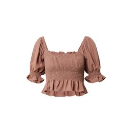 Nasty Gal Bluse Damen Gr&ouml;&szlig;e S hellbraun
