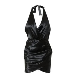 Nasty Gal Kleid Damen Gr&ouml;&szlig;e 34 schwarz Winterkleid