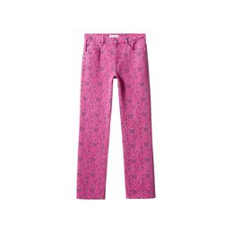 Mango Jeans 'Flora' Damen Gr&ouml;&szlig;e 25/26 taubenblau / fuchsia