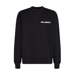 K by KARL LAGERFELD Karl Lagerfeld Sweatshirt 'Ikonik Outline' Herren Gr&ouml;&szlig;e XS schwarz