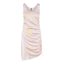 Pieces Kleid Damen Gr&ouml;&szlig;e 42 creme / flieder / hellorange Sommerkleid