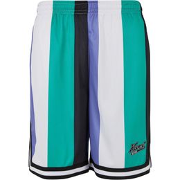 Karl Kani Shorts Herren Gr&ouml;&szlig;e 28 rauchblau / jade / schwarz / wei&szlig;