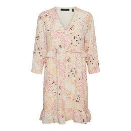 V&eacute;ro Moda Vero Moda Kleid 'Hannah' Damen Gr&ouml;&szlig;e 40 gelb / grau / hellpink / schwarz Sommerkleid
