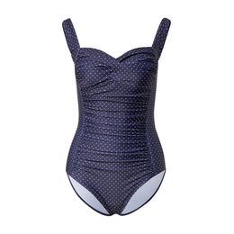 Hunkem&ouml;ller Hunkem&ouml;ller Badeanzug 'Ocean Bloom' Damen Gr&ouml;&szlig;e S/M navy / wei&szlig;