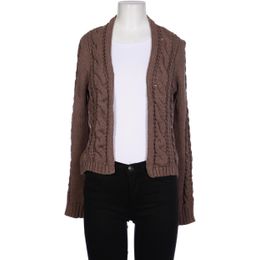 Opus Damen Strickjacke, braun, Gr. 36